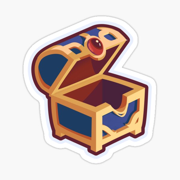 "Treasure Chest" Sticker for Sale by skygenx | Redbubble
