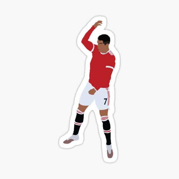 "Cristiano Ronaldo 7 Man United Return" Sticker for Sale by Jackshun ...
