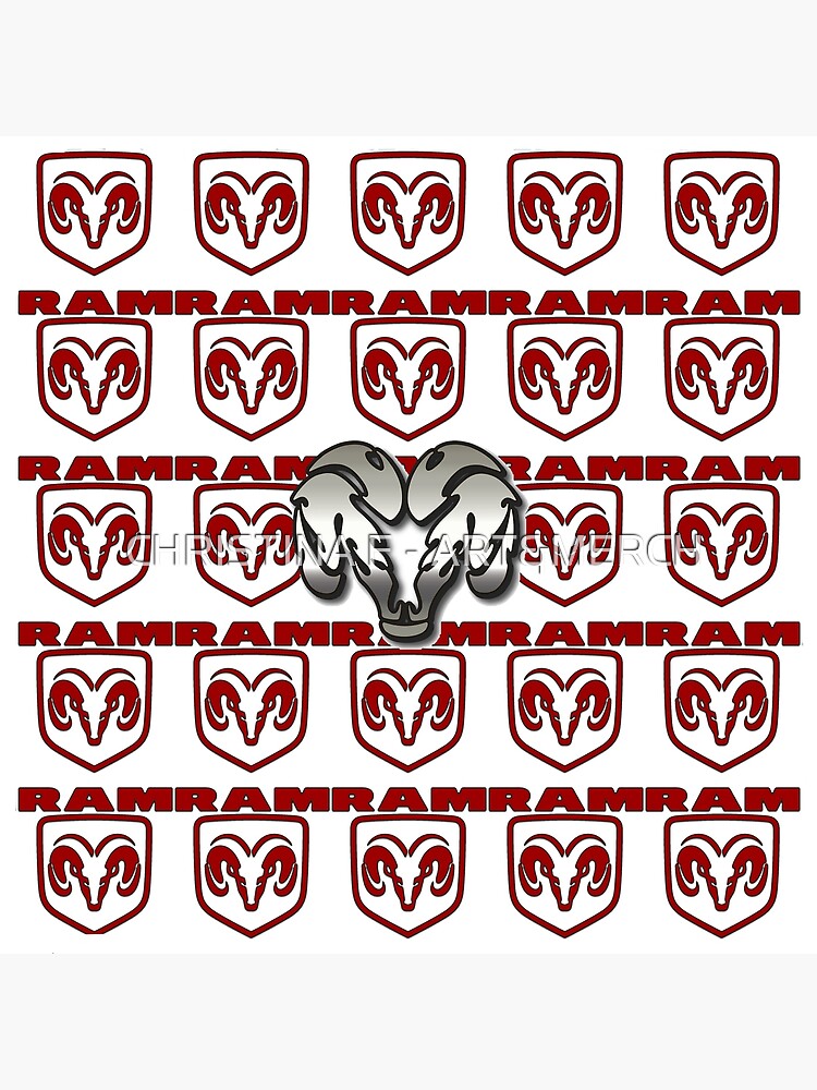 "Ram Trucks logo graphic" Poster by Studio-CFNW11 | Redbubble