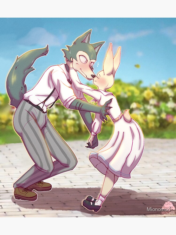 "Beastars Legoshi and Haru" Sticker for Sale by Mionomori | Redbubble