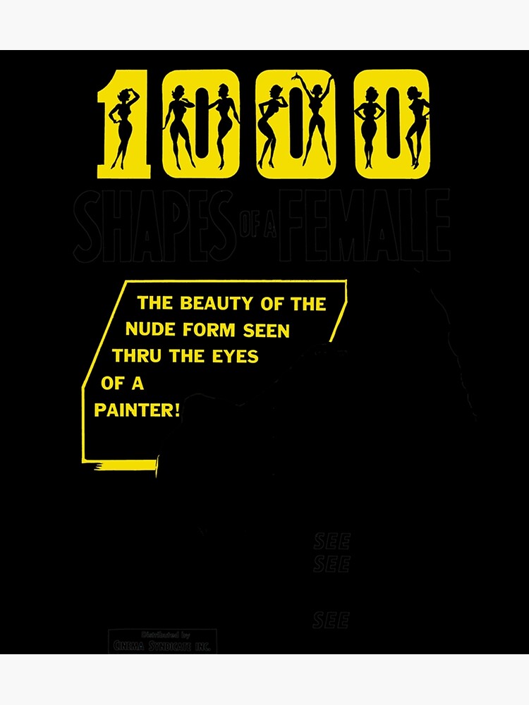"1,000 Shapes Of A Female Sticker" Photographic Print for Sale by ...