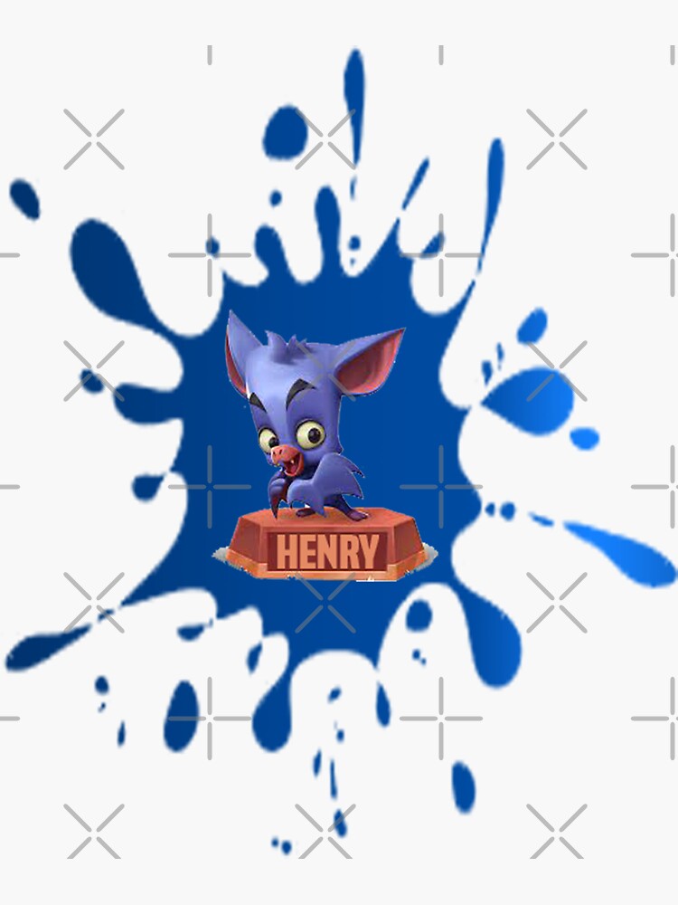 "Henry" Sticker for Sale by MHSNSH | Redbubble