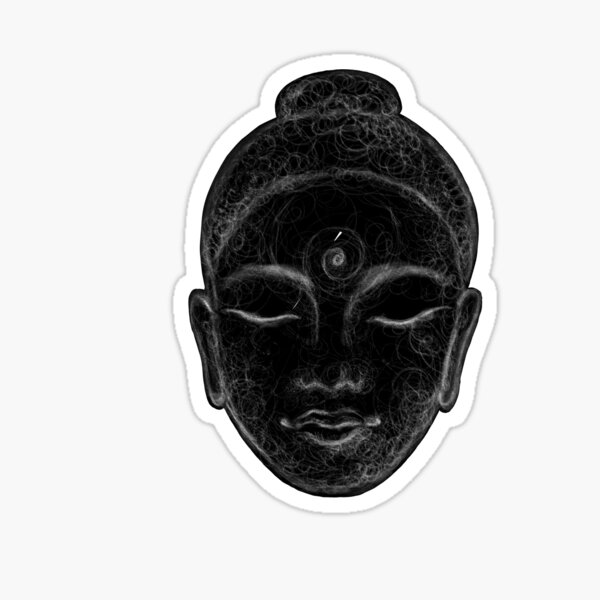 "Buda" Sticker for Sale by HareKrishna108 | Redbubble