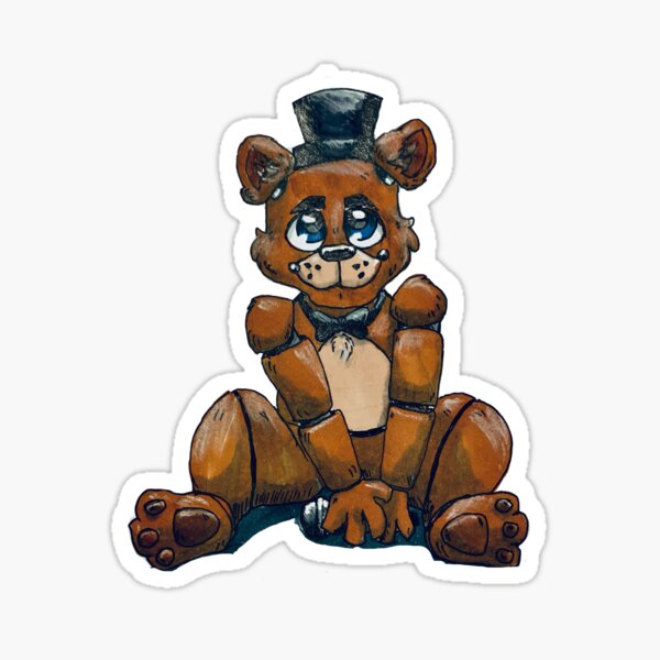 "cute freddy fazbear" Sticker for Sale by Madolyn2003 | Redbubble