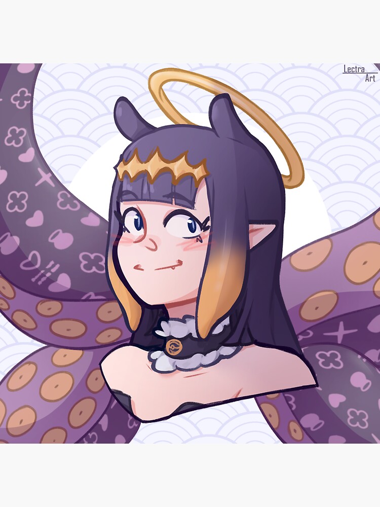 "Ninomae Ina'nis - HoloMyth HoloEN" Sticker for Sale by LectraArt ...