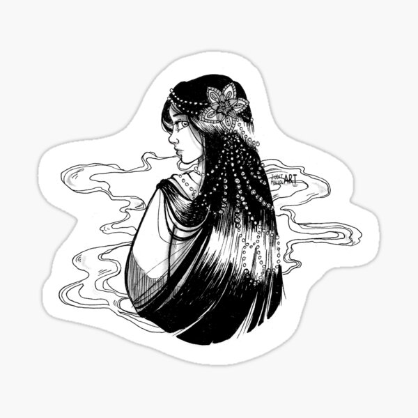 "MIST" Sticker by JuditMallolArt | Redbubble