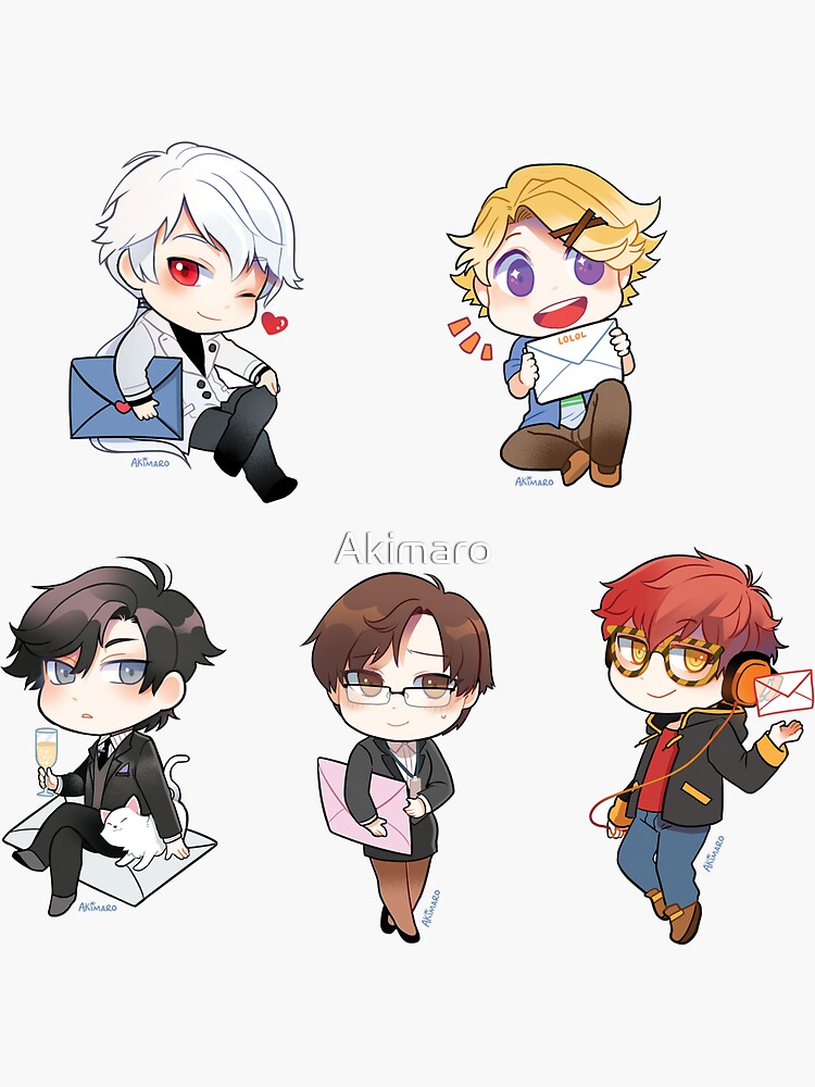 "Mystic Messenger - The RFA crew" Sticker for Sale by Akimaro | Redbubble