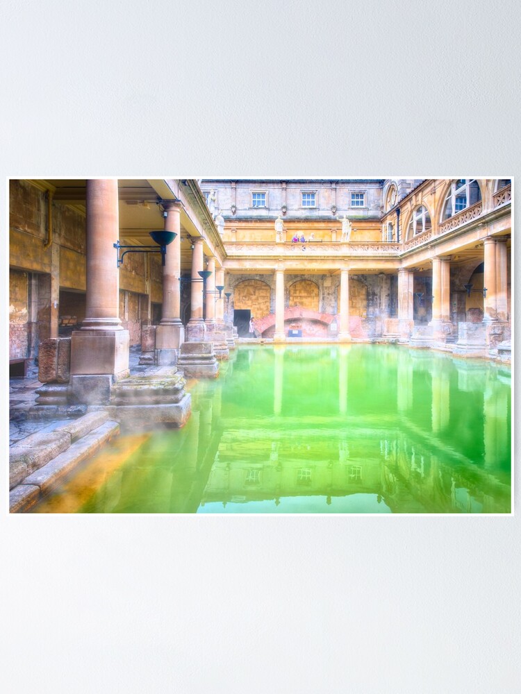 "Ancient Roman Baths of Bath, England" Poster by marksda1 | Redbubble