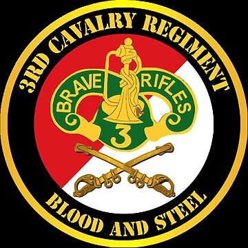 "3rd Cavalry Regiment DU" Sticker for Sale by kaeleenoo | Redbubble