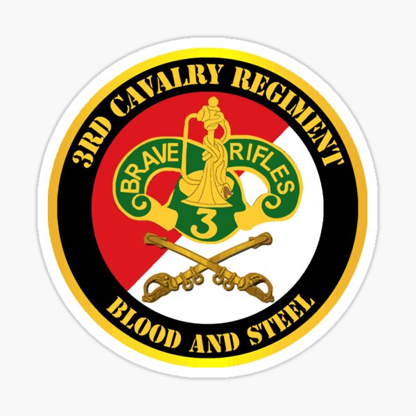 "3rd Cavalry Regiment DU" Sticker for Sale by kaeleenoo | Redbubble