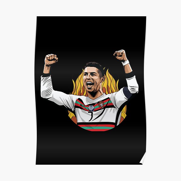 "Cristiano ronaldo in vector illustration" Poster for Sale by ...