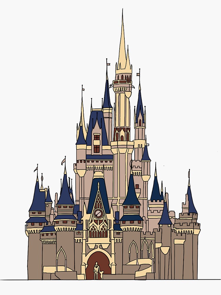 "Castle" Sticker for Sale by carriecat11 | Redbubble