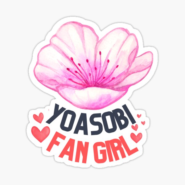 "Yoasobi Fan Girl" Sticker for Sale by Z-Black | Redbubble