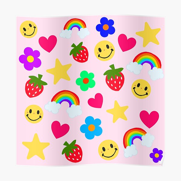 "Kidcore pattern" Poster by Logikz-art | Redbubble