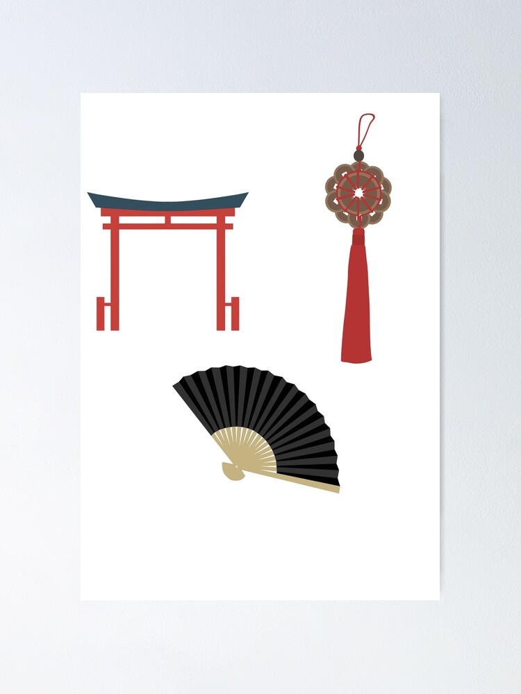 "Sticker Pack Traditional China, Ancient China" Poster by Kyiomi ...