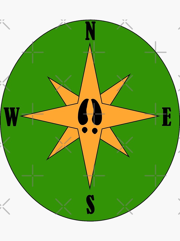 "Compass Rose" Sticker for Sale by triplew427 | Redbubble
