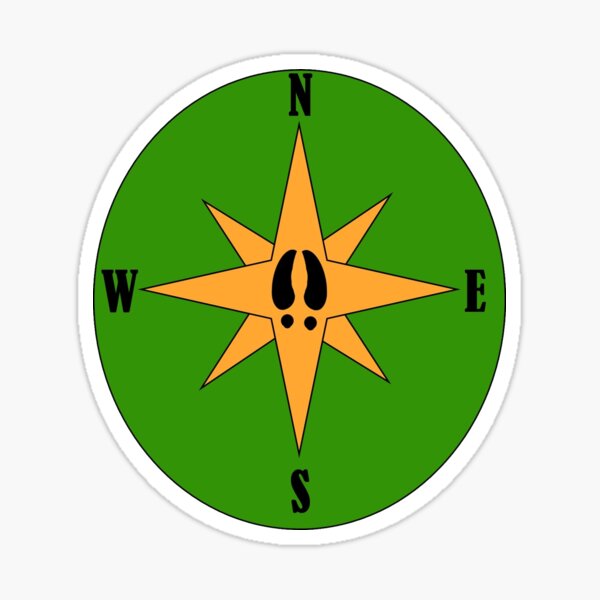 "Compass Rose" Sticker for Sale by triplew427 | Redbubble