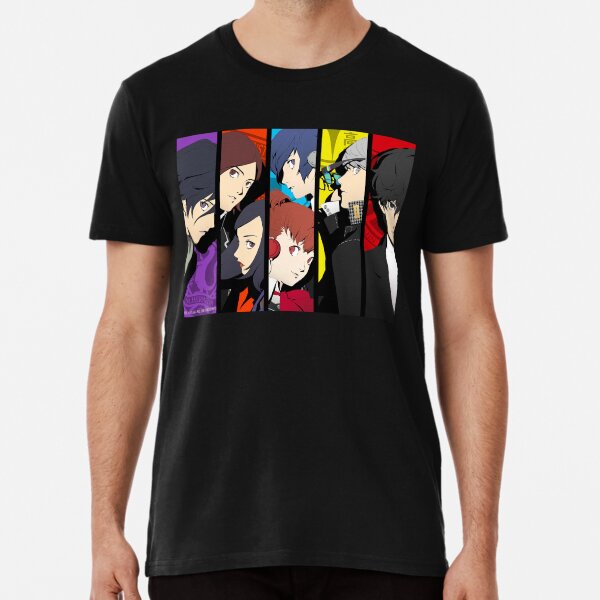 PERSONA』25th Anniversary Protagonists" Premium T-Shirt for Sale by ...