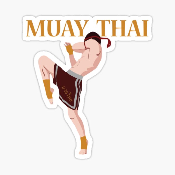 "muay thai" Sticker for Sale by finnvy | Redbubble