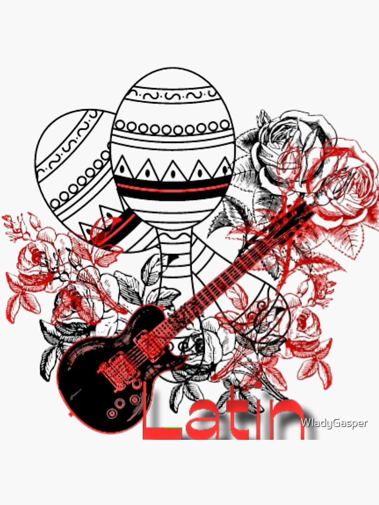 "Latin colors" Sticker by WladyGasper | Redbubble