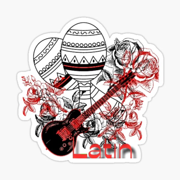 "Latin colors" Sticker by WladyGasper | Redbubble
