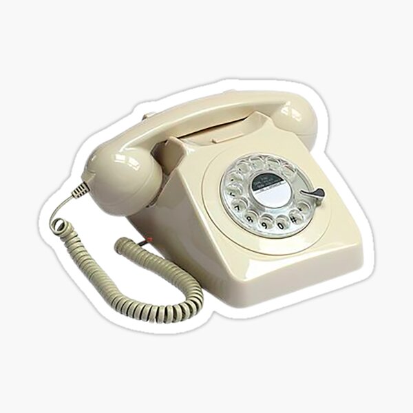 "Old Telephone" Sticker for Sale by Sdch-Shop | Redbubble