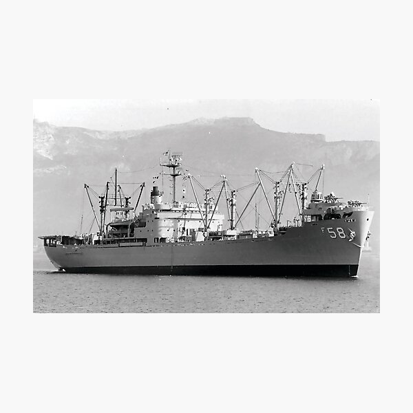 "USS RIGEL (AF-58) SHIP'S STORE" Photographic Print by militarygifts ...