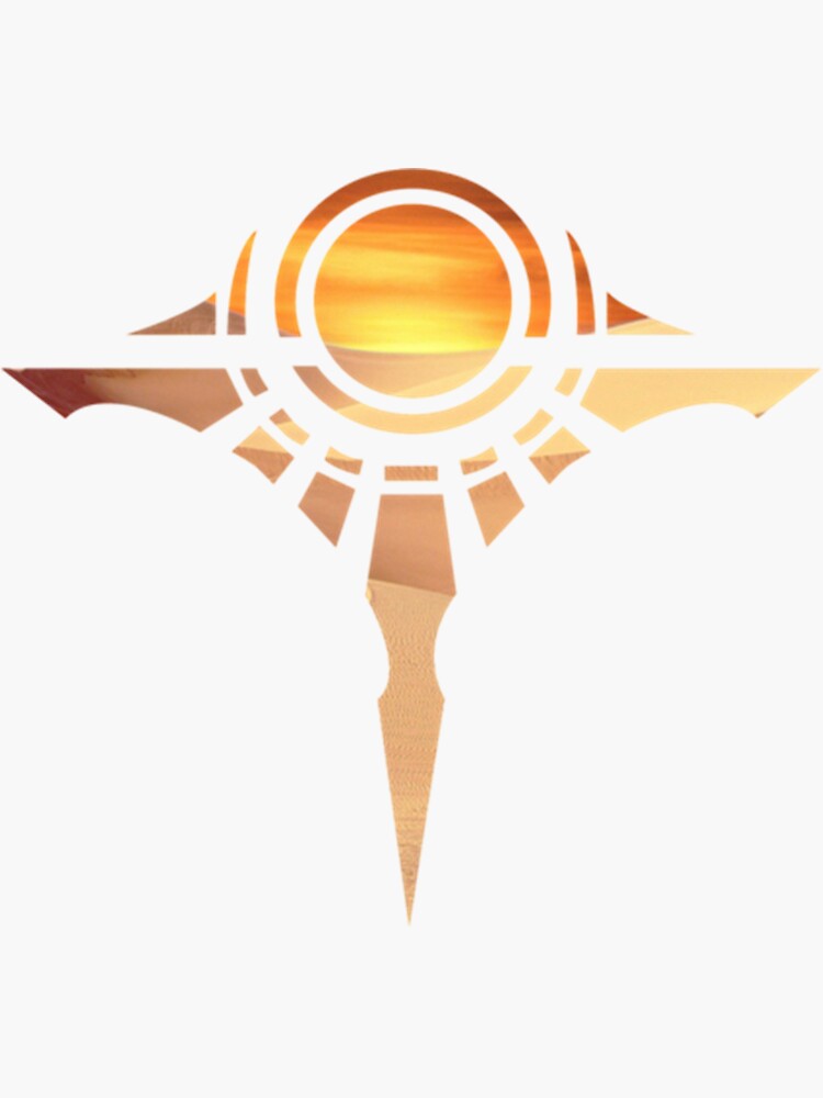 "Shurima Crest " Sticker for Sale by DoriAndDart69 | Redbubble