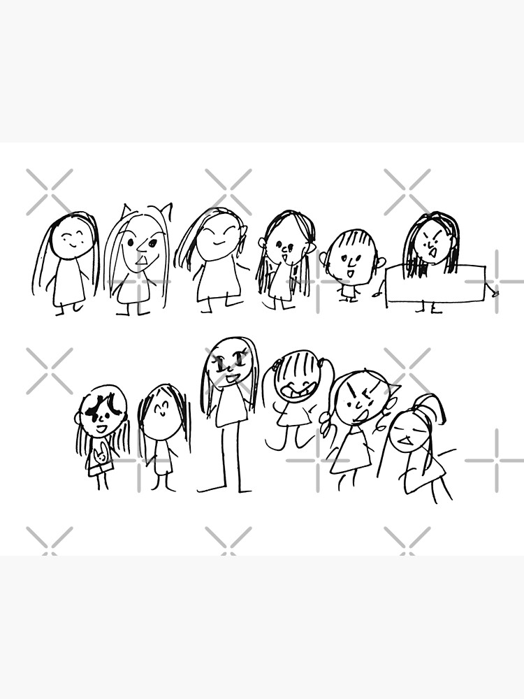 "Loona Drawing by Yves" Poster by DarcyDaAquarius | Redbubble