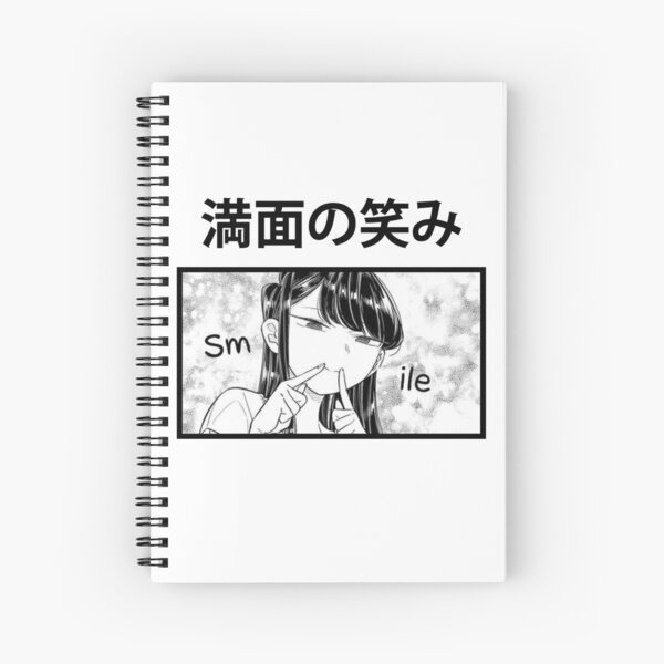 "KOMI SAN SMILE Komi-san wa, Komyushō desu" Spiral Notebook for Sale by ...