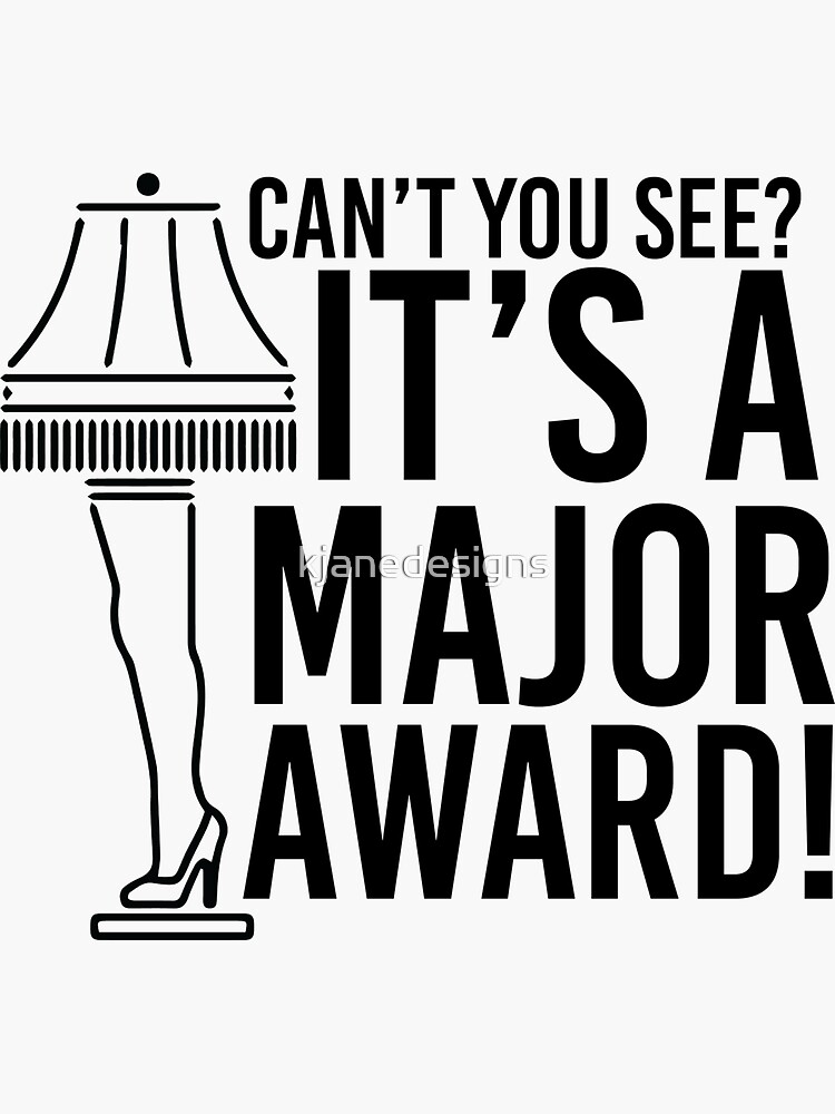 "Major Award" Sticker for Sale by kjanedesigns | Redbubble