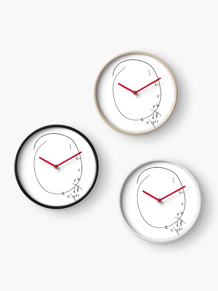"Hannibal Clock" Clock for Sale by brucelovesyou | Redbubble