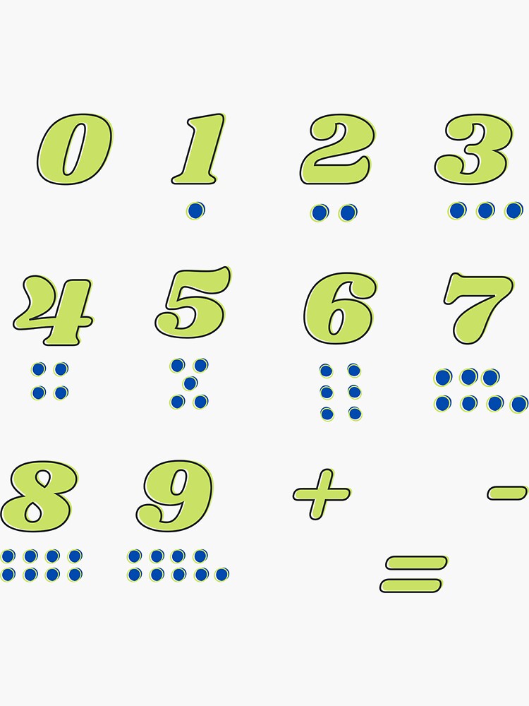 "Green Digits Numberblocks" Sticker for Sale by Sara3B | Redbubble