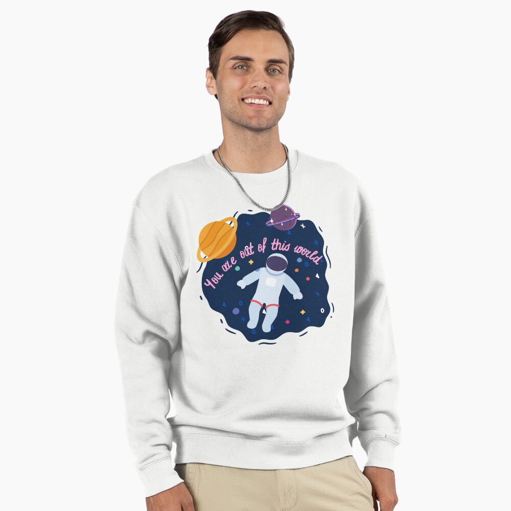 "You are out of this world cute astronaut space illustration" Poster ...