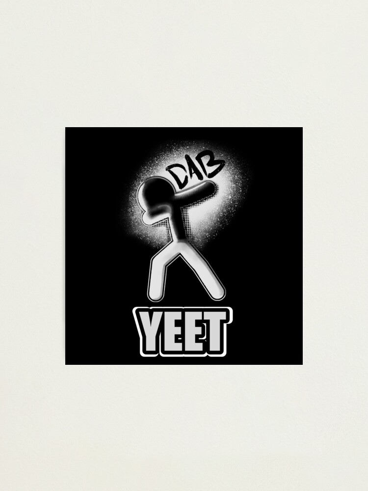 "Yeet Dab Dance Strichmännchen" Fotodruck von MayStarAnime | Redbubble