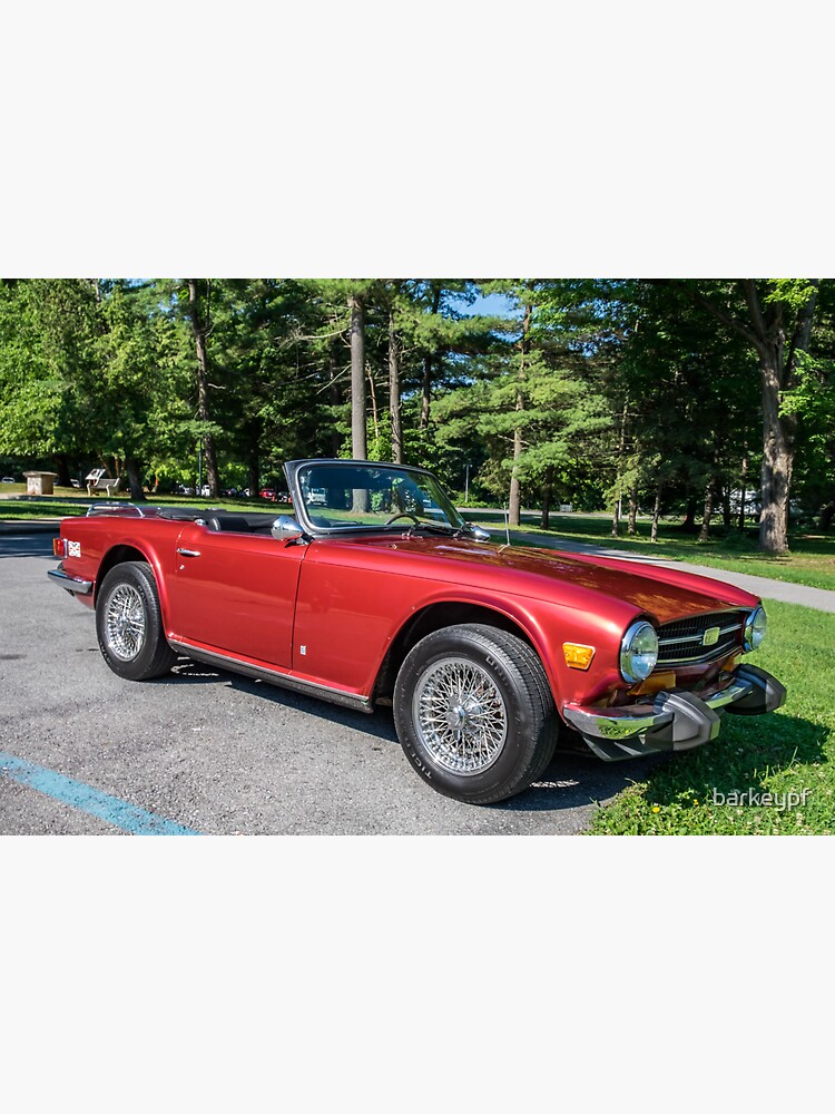 "Triumph TR6" Sticker for Sale by barkeypf | Redbubble