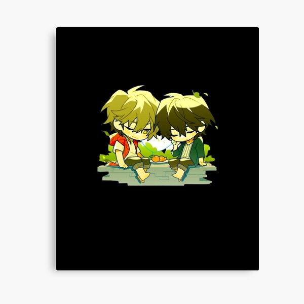 "cute chibi junta azumaya and takato saijo dakaichi fan art" Canvas ...