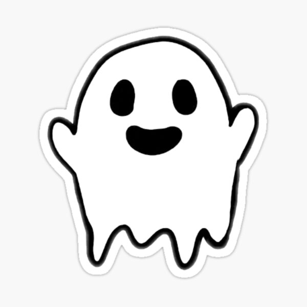 "Drip Ghost " Sticker by evillynnn | Redbubble