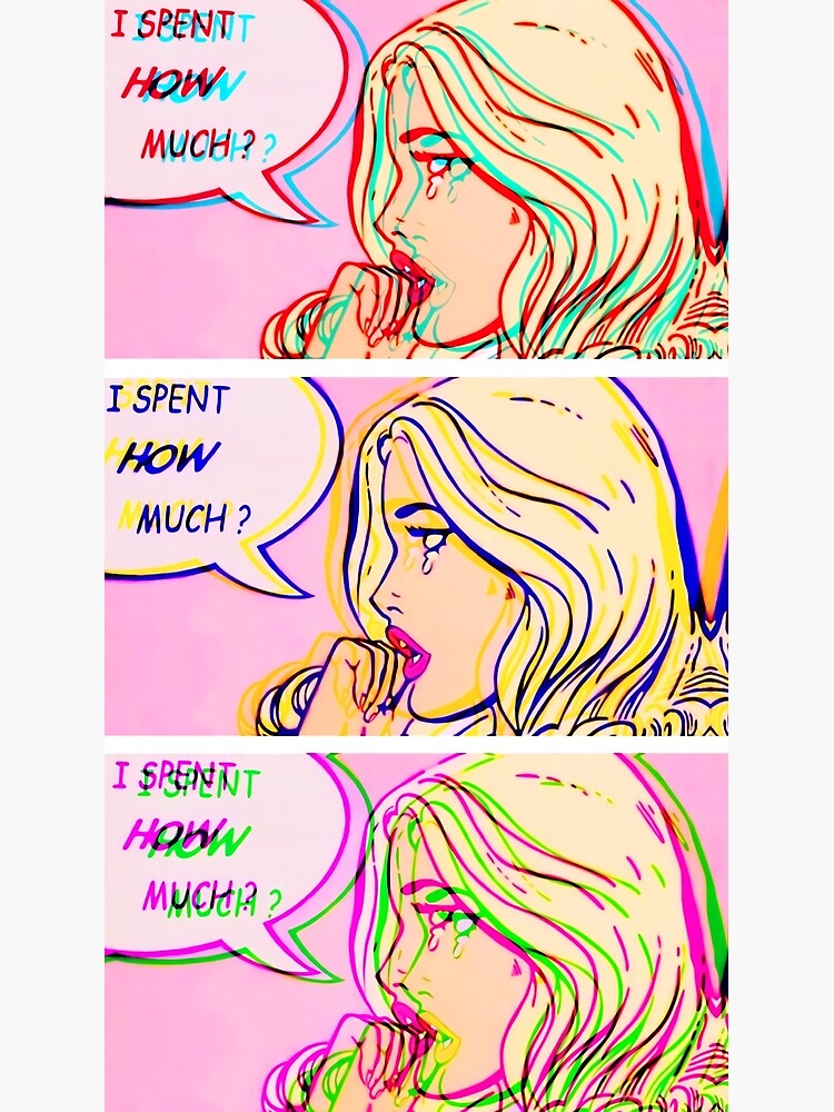 ""I Spent How Much" (funny meme)" Photographic Print for Sale by ...