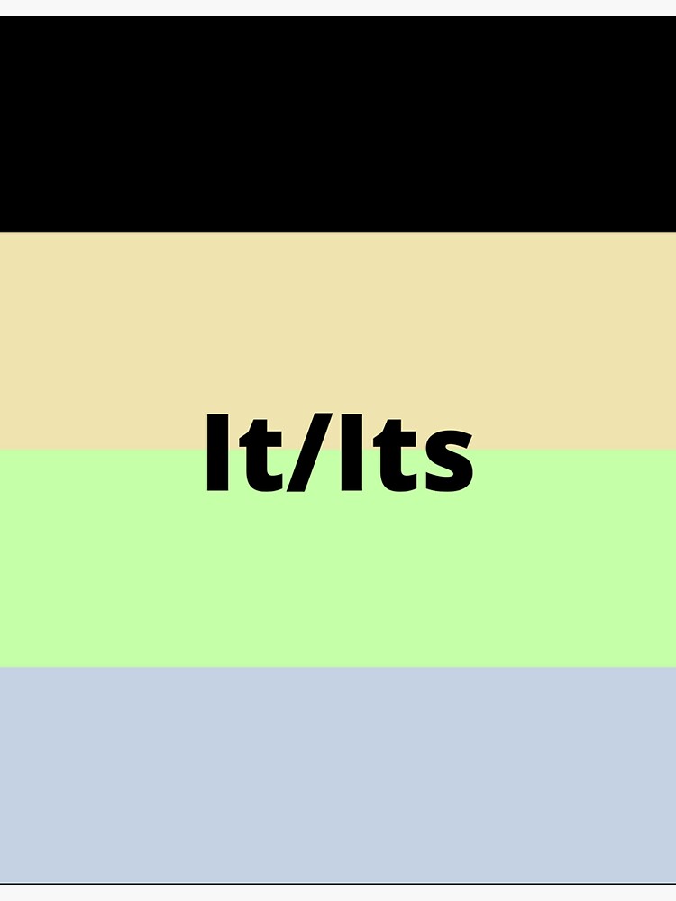 "Cassgender flag with It/its pronouns" Sticker for Sale by ...