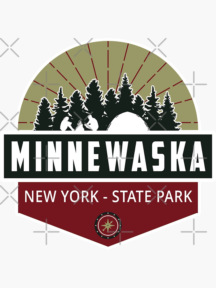 "Minnewaska State Park Tree Logo" Sticker for Sale by VanyaKar | Redbubble