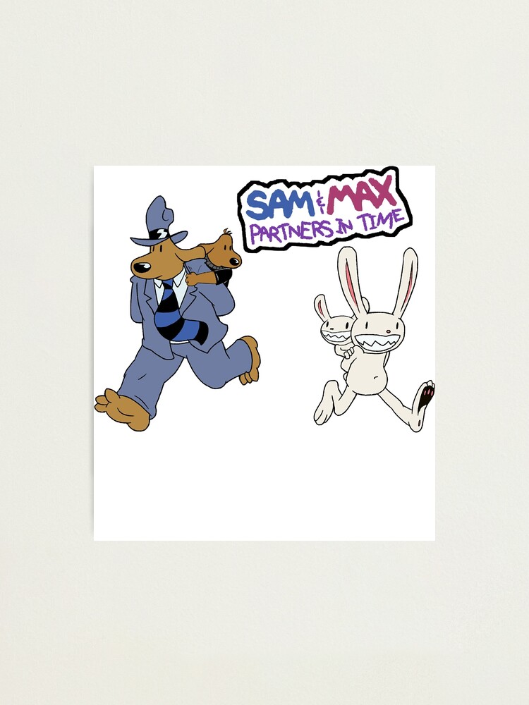 Lámina fotográfica «Ocupantes de un universo Sam y Max Personajes de ...