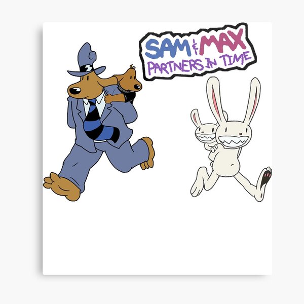 Lámina metálica «Ocupantes de un universo Sam y Max Personajes de ...