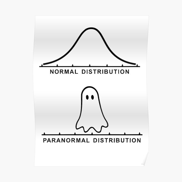 "Normal Distribution, Paranormal Distribution" Poster for Sale by ...