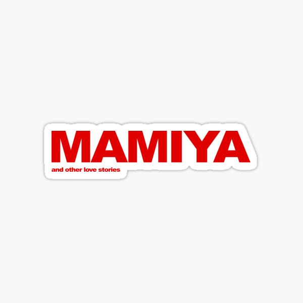 "Funny Red Mamiya Logo" Sticker for Sale by analogwardrobe | Redbubble