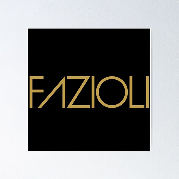 "Fazioli gold Logo" Poster for Sale by IbnuBilal | Redbubble
