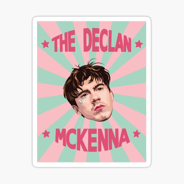 "Funny Men Declan Mckenna Posterla Tour Folk Alternative Indie" Sticker ...