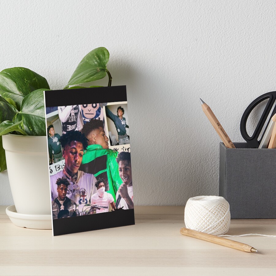 "NBA YOUNGBOY" Art Board Print by bminarikmoun | Redbubble
