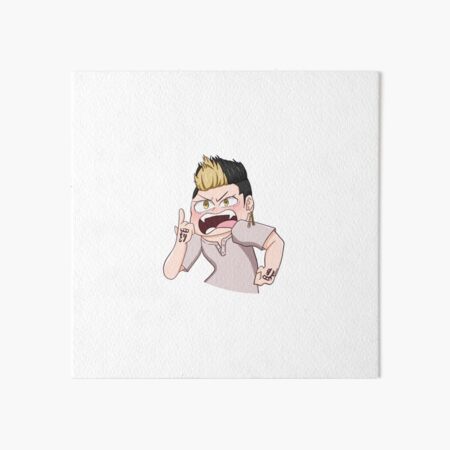 "Hanma Shuji TR expression" Art Board Print for Sale by zachlart ...