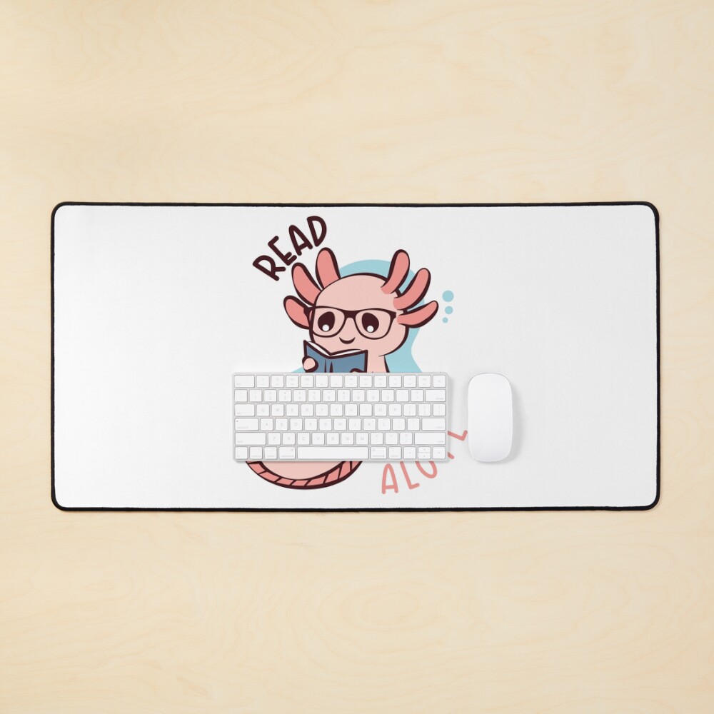 "It's Important To Read Alotl" Sticker for Sale by SewnMemories | Redbubble